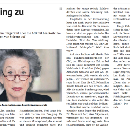 25 Februar 2025 - Lea Rosh